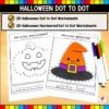 Halloween Connect the Dots Worksheets - United Teaching