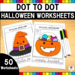 Halloween Connect the Dots Worksheets - United Teaching