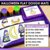 Halloween Play Dough Mats and Task Cards - United Teaching