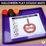 Halloween Play Dough Mats and Task Cards - United Teaching