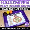 Halloween Play Dough Mats and Task Cards - United Teaching