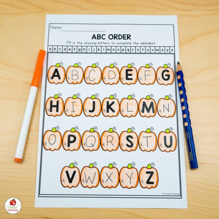 October Worksheets for Kindergarten: Scary Halloween Activities and ...