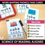 Word Mapping Phonics Task Cards Bundle - United Teaching