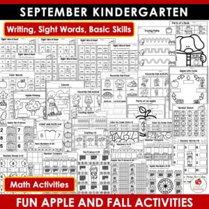 Kindergarten Math and Literacy Activities Bundle - United Teaching
