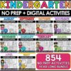 Kindergarten Math and Literacy Activities Bundle - United Teaching
