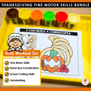Thanksgiving Fine Motor Skills Bundle - United Teaching