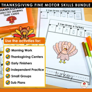 Thanksgiving Fine Motor Skills Bundle - United Teaching