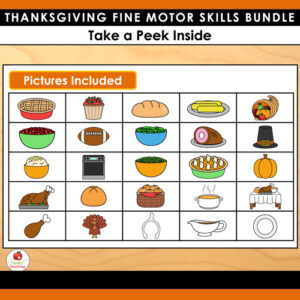 Thanksgiving Fine Motor Skills Bundle - United Teaching