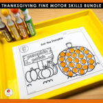 Thanksgiving Fine Motor Skills Bundle - United Teaching