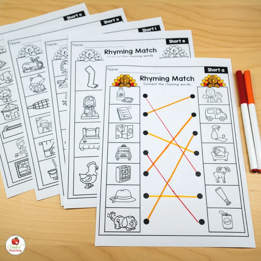 November Worksheets for Kindergarten: Easy to Prep Thanksgiving ...
