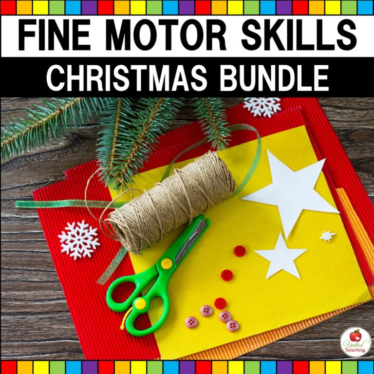 Christmas Fine Motor Skills Bundle - United Teaching