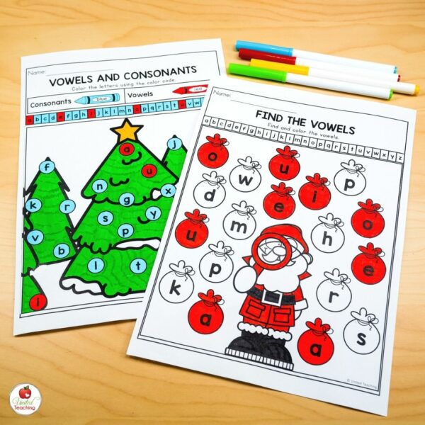 December Worksheets for Kindergarten: Fun and Easy to Use Christmas ...