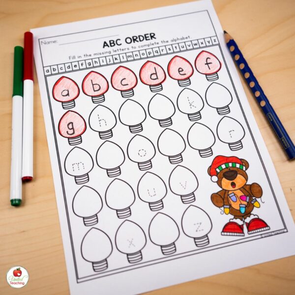 December Worksheets for Kindergarten: Fun and Easy to Use Christmas ...