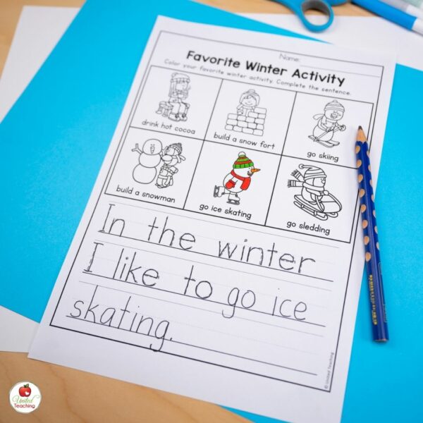 January Worksheets for Kindergarten: Boosting Learning in the Winter ...