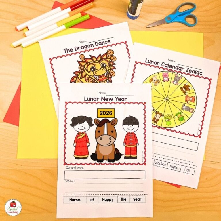 Lunar New Year Low Prep Activities