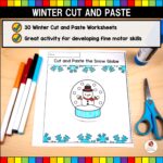 Winter Cut and Paste Worksheets - United Teaching