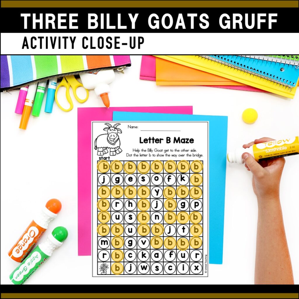 Three Billy Goats Gruff Fairy Tale Activities - United Teaching