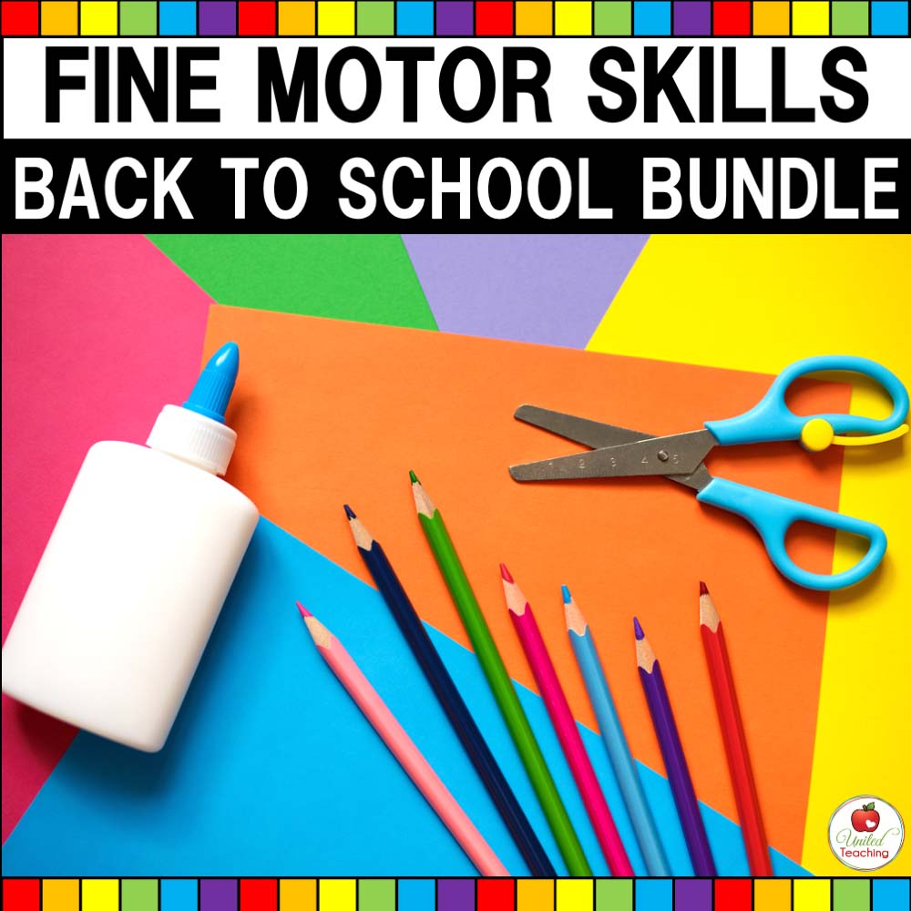 Back To School Fine Motor Skills Activities Bundle United Teaching Back To School Fine Motor Skills Activities Bundle United Teaching