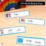 CVC Words Phonics Centers for Kindergarten - United Teaching