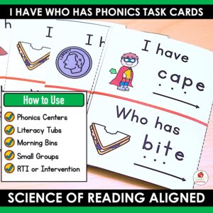 I Have Who Has Phonics Games Bundle - United Teaching