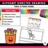 Alphabet Directed Drawing Task Cards Bundle - United Teaching