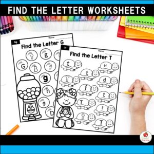 Find the Letter Alphabet Recognition Worksheets - United Teaching