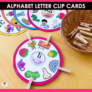 Alphabet Clip Cards for Letters A-Z - United Teaching