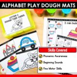 Alphabet Play Dough Mats and Task Cards Bundle - United Teaching