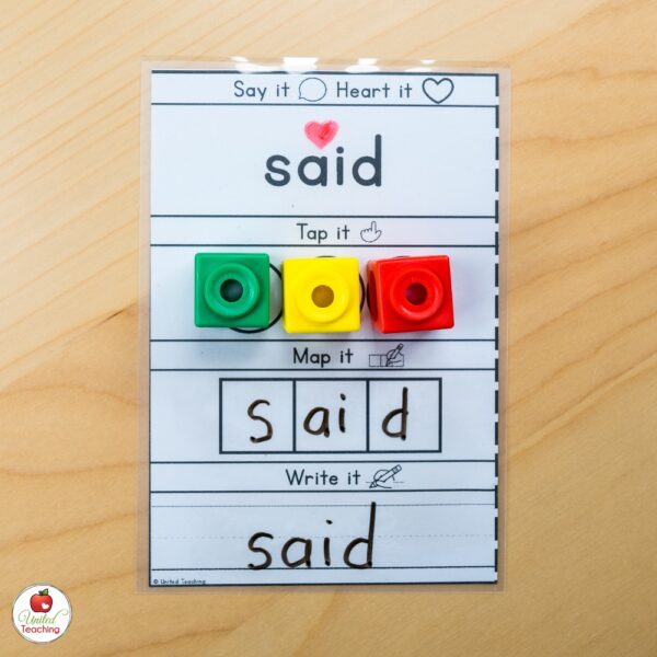 Word Mapping Activities and Helpful Strategies for Kindergarten Reading ...