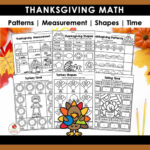 Thanksgiving Math and Literacy Activities Kindergarten Bundle - United ...