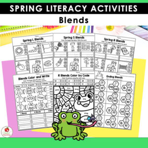 Spring Literacy Activities 1st Grade Packet - United Teaching