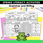 Spring Literacy Activities 1st Grade Packet - United Teaching