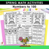 Spring Math and Literacy Worksheets 1st Grade Bundle - United Teaching