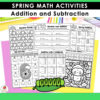Spring Math and Literacy Worksheets 1st Grade Bundle - United Teaching