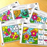 Phonics Color by Code Spring Worksheets - United Teaching