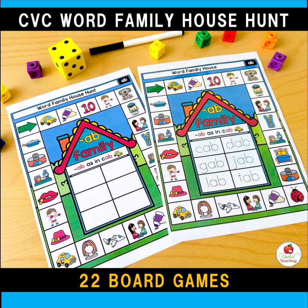 The Ultimate CVC Words Games Bundle - United Teaching