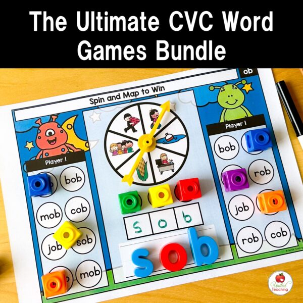 CVC Word Games for Kindergarten: 1000+ Fun Phonics Games to Build ...
