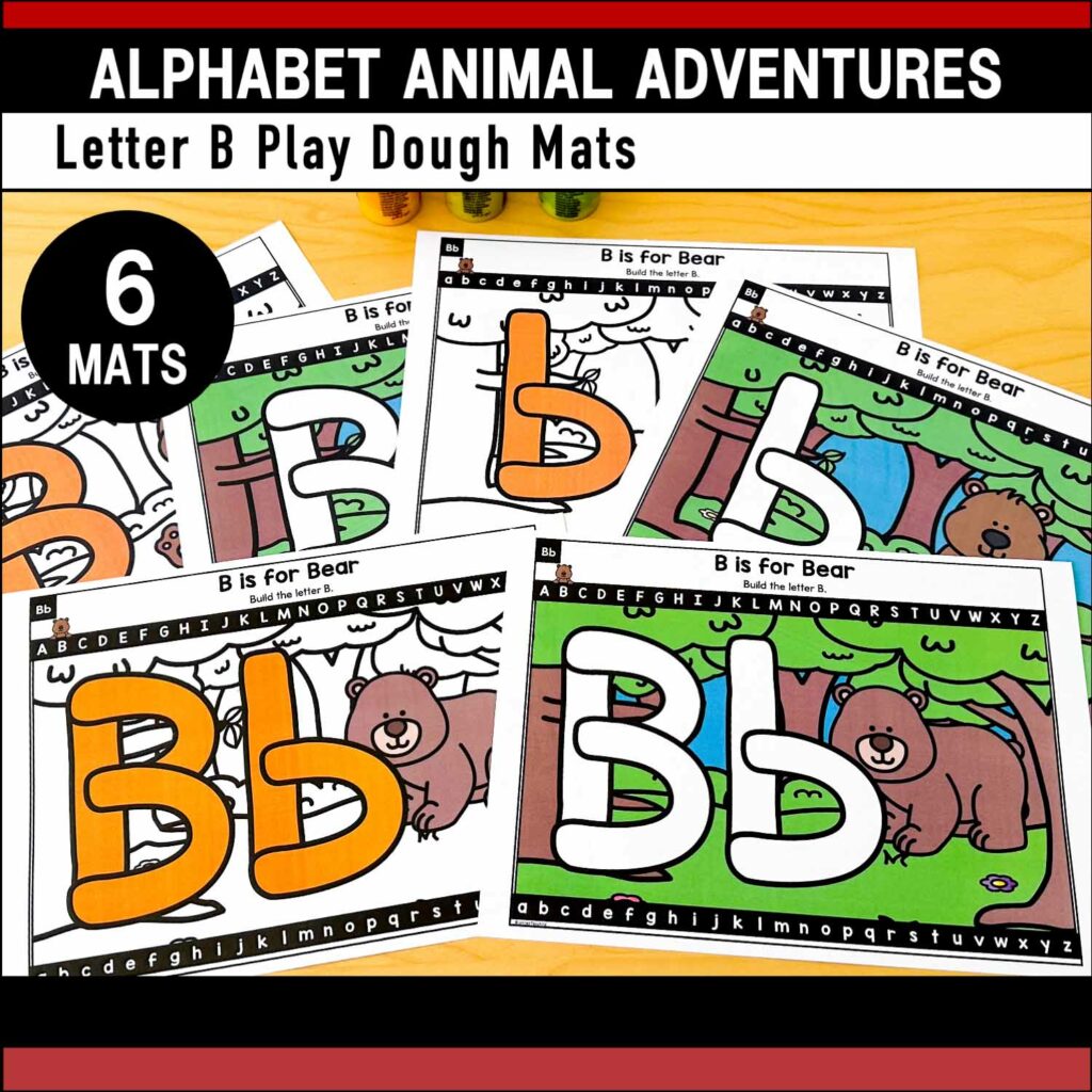 Alphabet Animal Adventures Letter B Packet - United Teaching