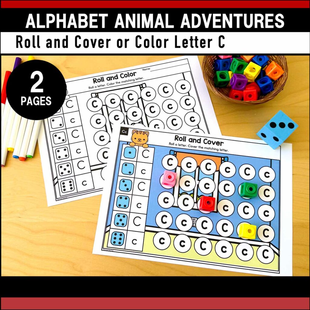Alphabet Animal Adventures Letter C Packet - United Teaching