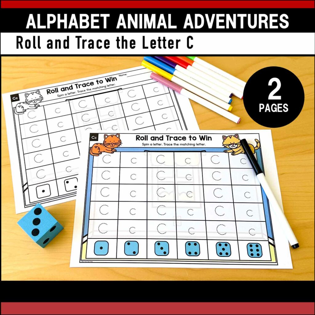 Alphabet Animal Adventures Letter C Packet - United Teaching