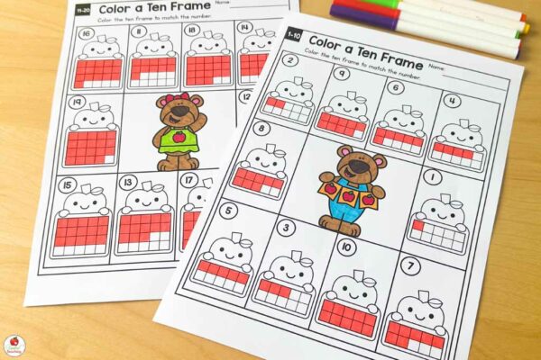 Fall Subitizing Activities: Fun Number Sense Math Games for ...