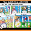 Subitizing Activities Fall Bundle - United Teaching