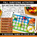 Subitizing Activities Fall Bundle - United Teaching