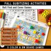 Subitizing Activities Fall Bundle - United Teaching