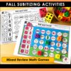 Subitizing Activities Fall Math Bundle - United Teaching