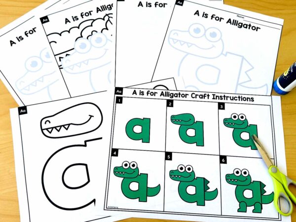 Alphabet Activities: Fun Animal Letter Activities for Kindergarten and ...