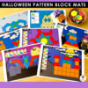 Halloween Pattern Block Mats Packet - United Teaching