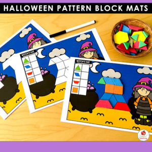 Halloween Pattern Block Mats Packet - United Teaching