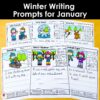 Fun Winter Writing Prompts for Kindergarten: Writing Worksheets for ...
