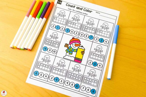 Subitizing Activities for Winter: Fun and Engaging Math Practice for ...